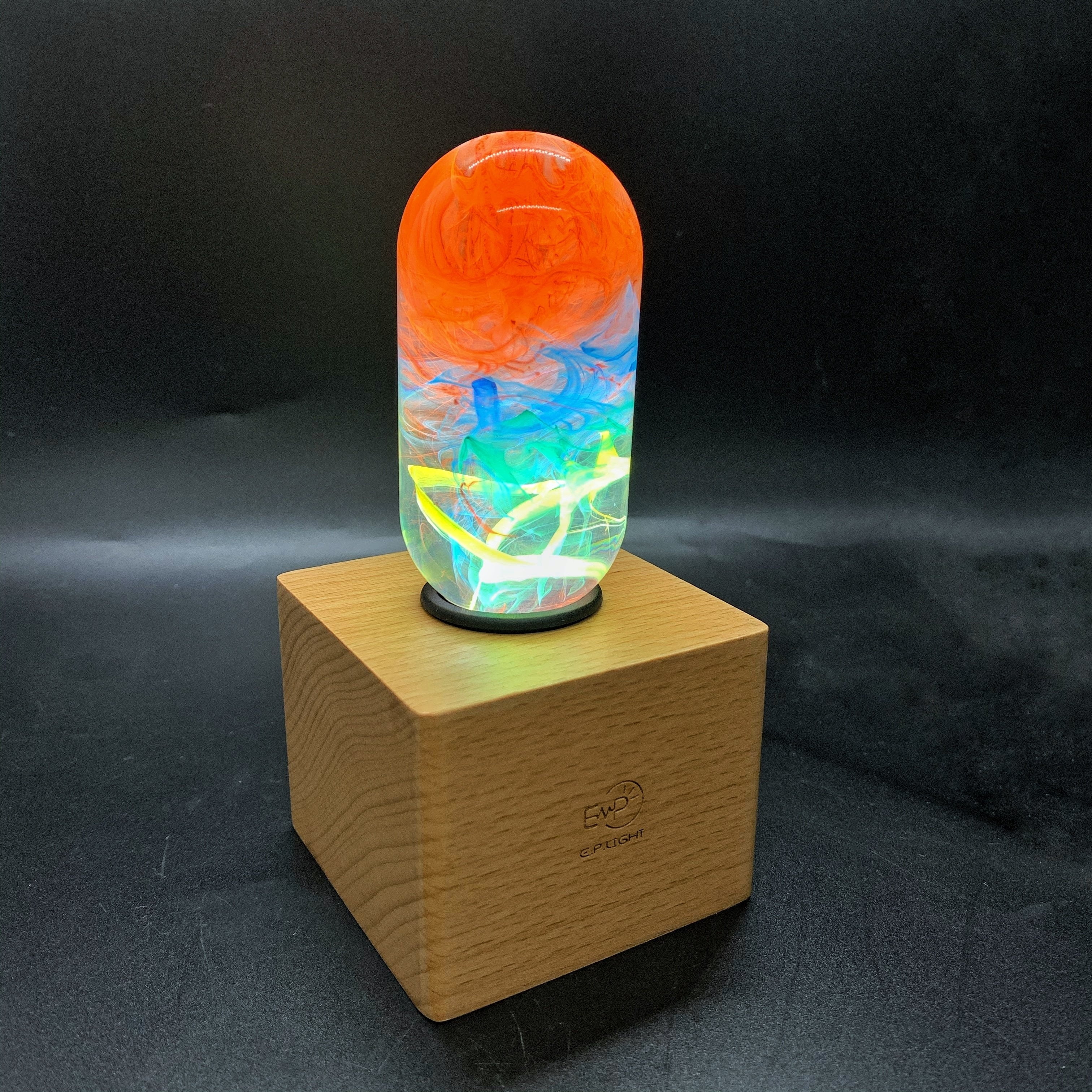 EP DESIGNLAB EP Light 6.3" Wood Table Lamp Mood Desk Lamp - Youth ...