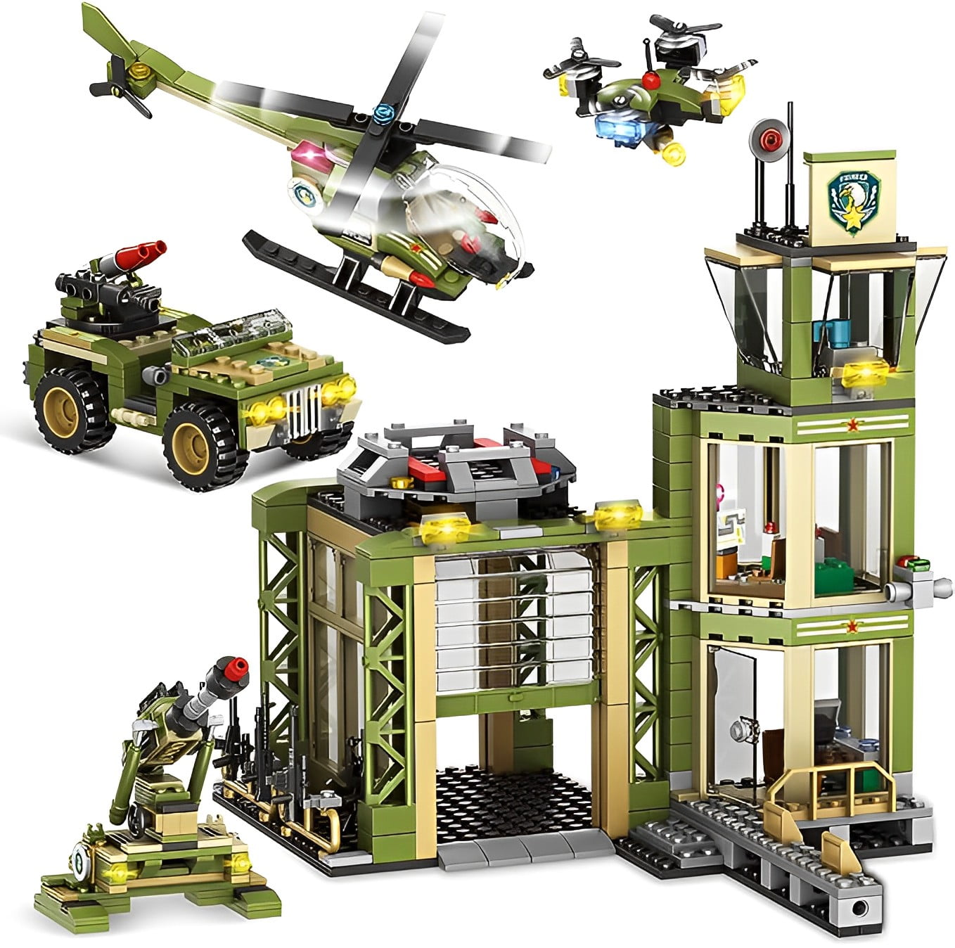 EP EXERCISE N PLAY Army Military Building Toys Set, City War Army ...