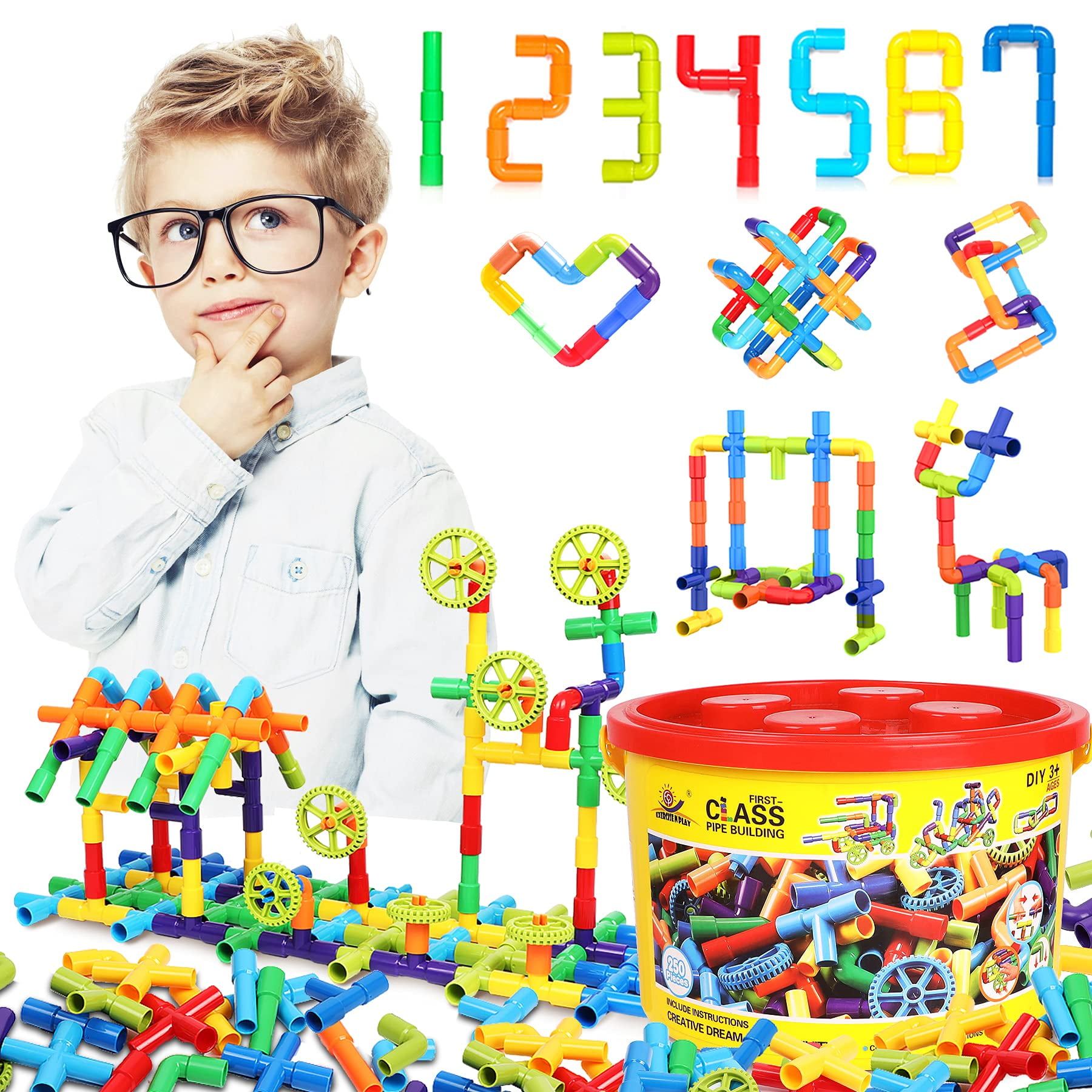 EP EXERCISE N PLAY Kids STEM BSL1 Building Toys Construction Blocks Set ...