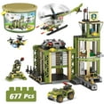 EP Exercise N Play Army Military Building Toys Set, City War Army ...