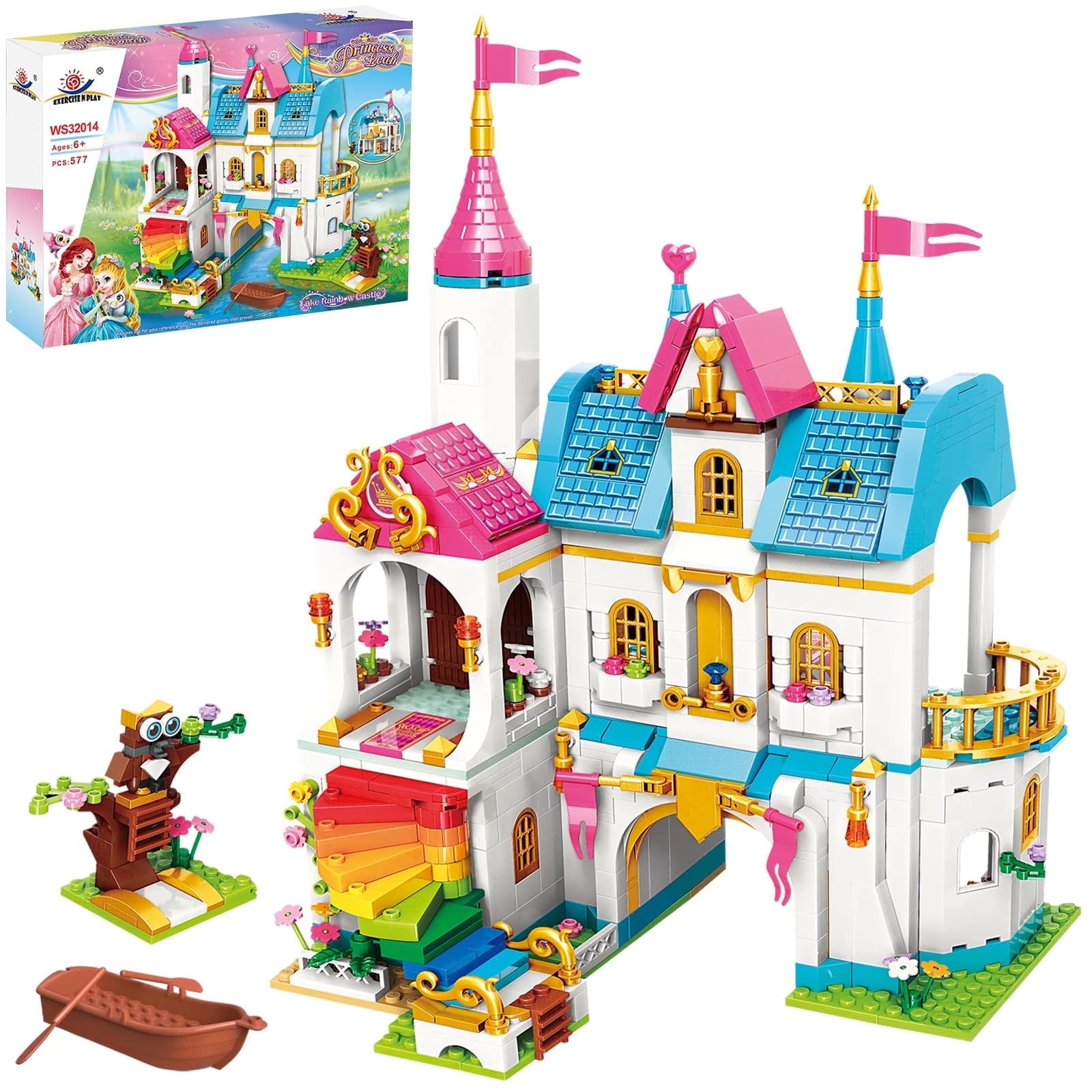 ENP Castle Building Set - Interlocking Blocks for Preschools - Walmart ...