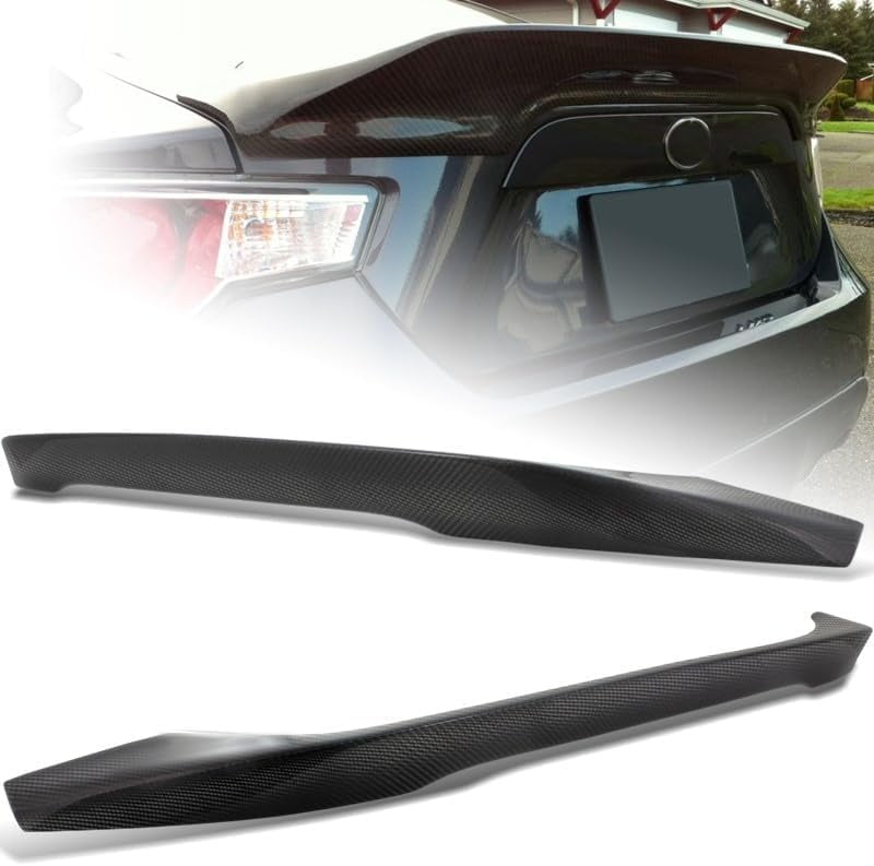 EPARTS TR-D Style Carbon Fiber Rear Spoiler Wing Trunk Lid Extended ...
