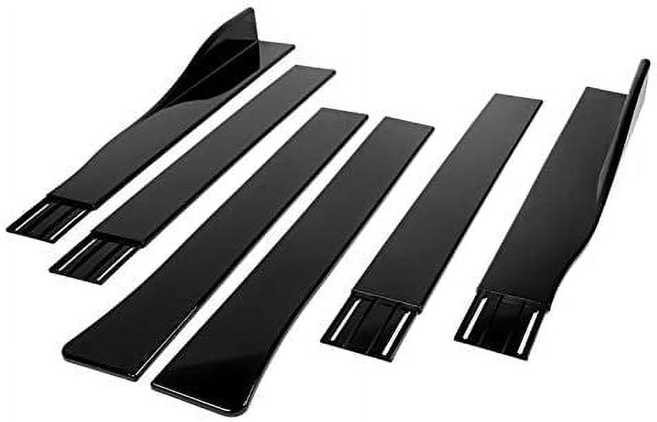 EPARTS Universal Lower Side Skirt Protection Extension Rocker Splitter ...
