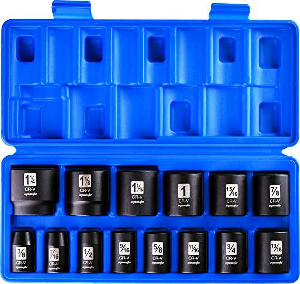 Powerbuilt 8 Piece Zeon SAE Socket Set for Damaged Bolts - 941323 ...