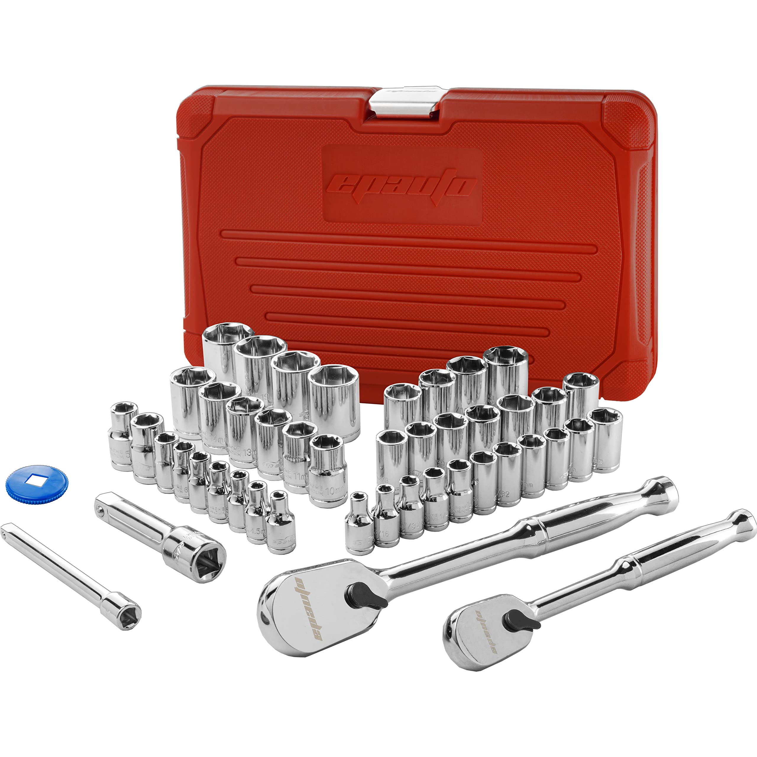 Capri Tools 1/4 in. Drive Universal Socket Set, 5-15 mm Metric, 12 ...