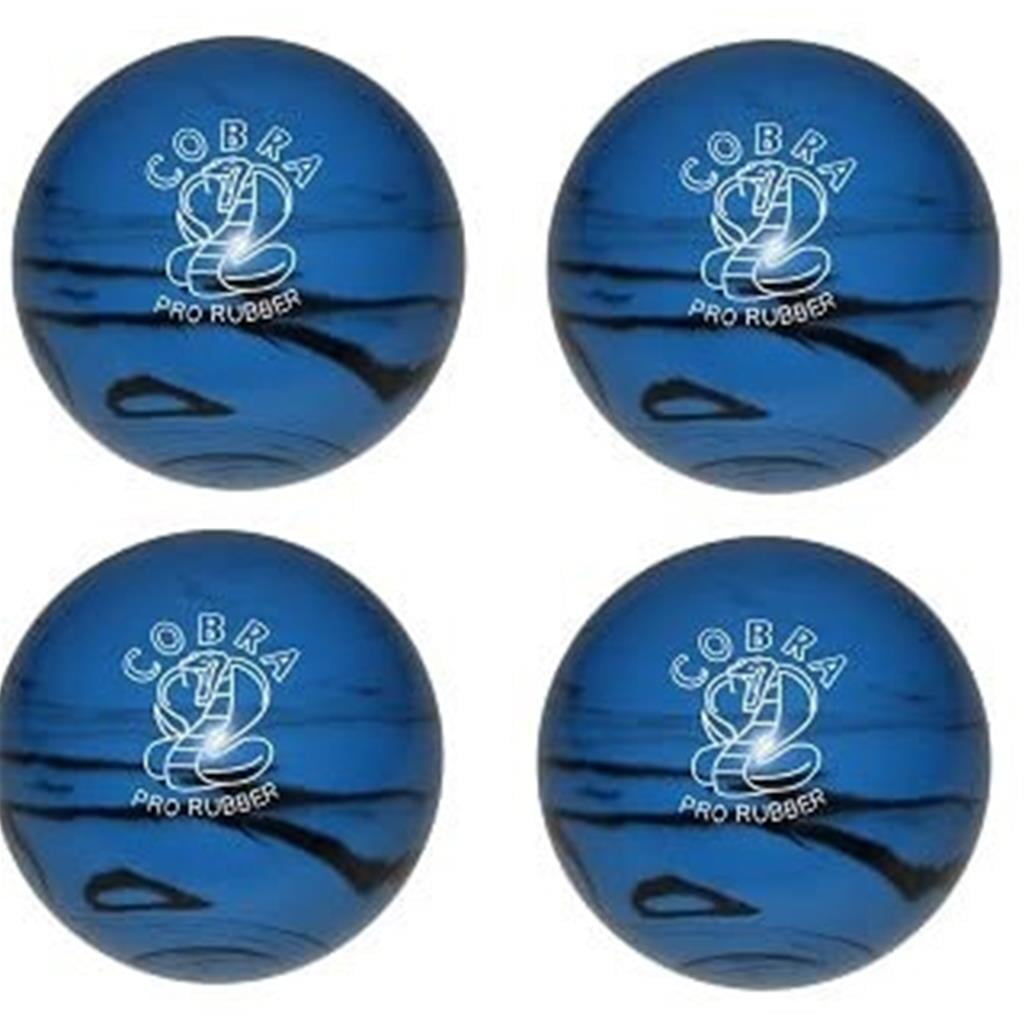 EPCO Candlepin Bowling Balls - Cobra Pro Rubber - Blue & Black (4 1/2 ...