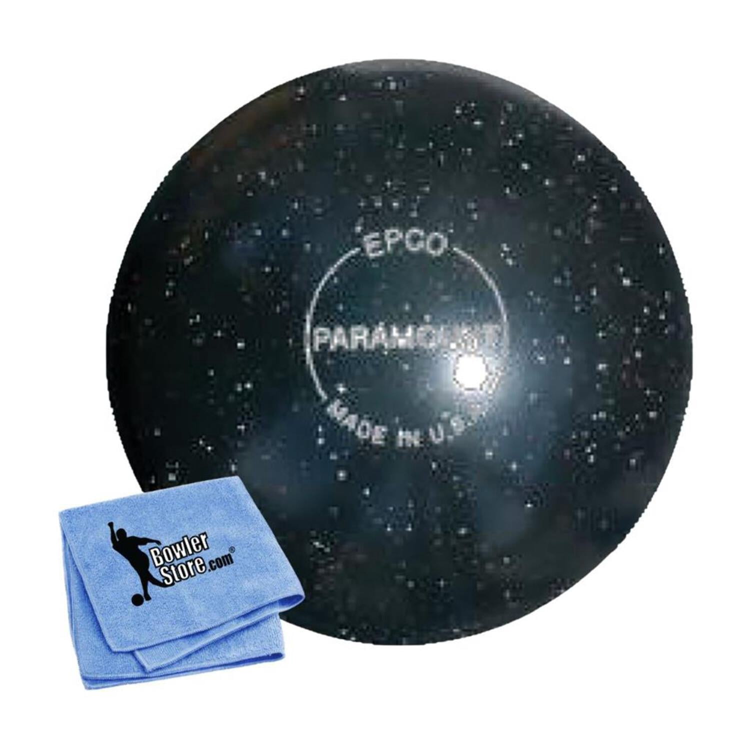 EPCO Candlepin Bowling Balls- Paramount Speckled - Black (4 1/2 inch ...