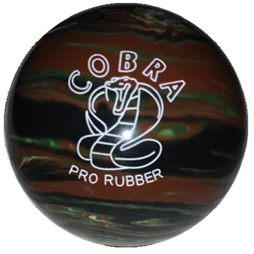 EPCO Duckpin Bowling Ball - Cobra Pro Rubber - Camouflage (5 inch- 3lbs ...
