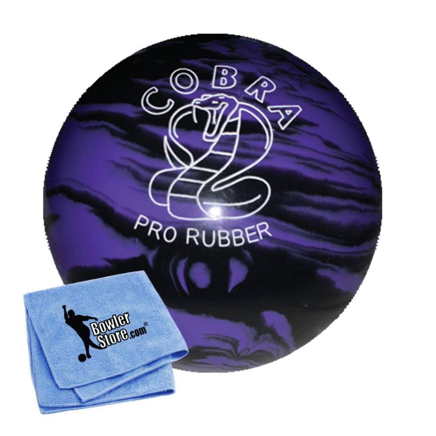 EPCO Duckpin Bowling Ball - Cobra Pro Rubber - Lavender Black (4 7/8 ...