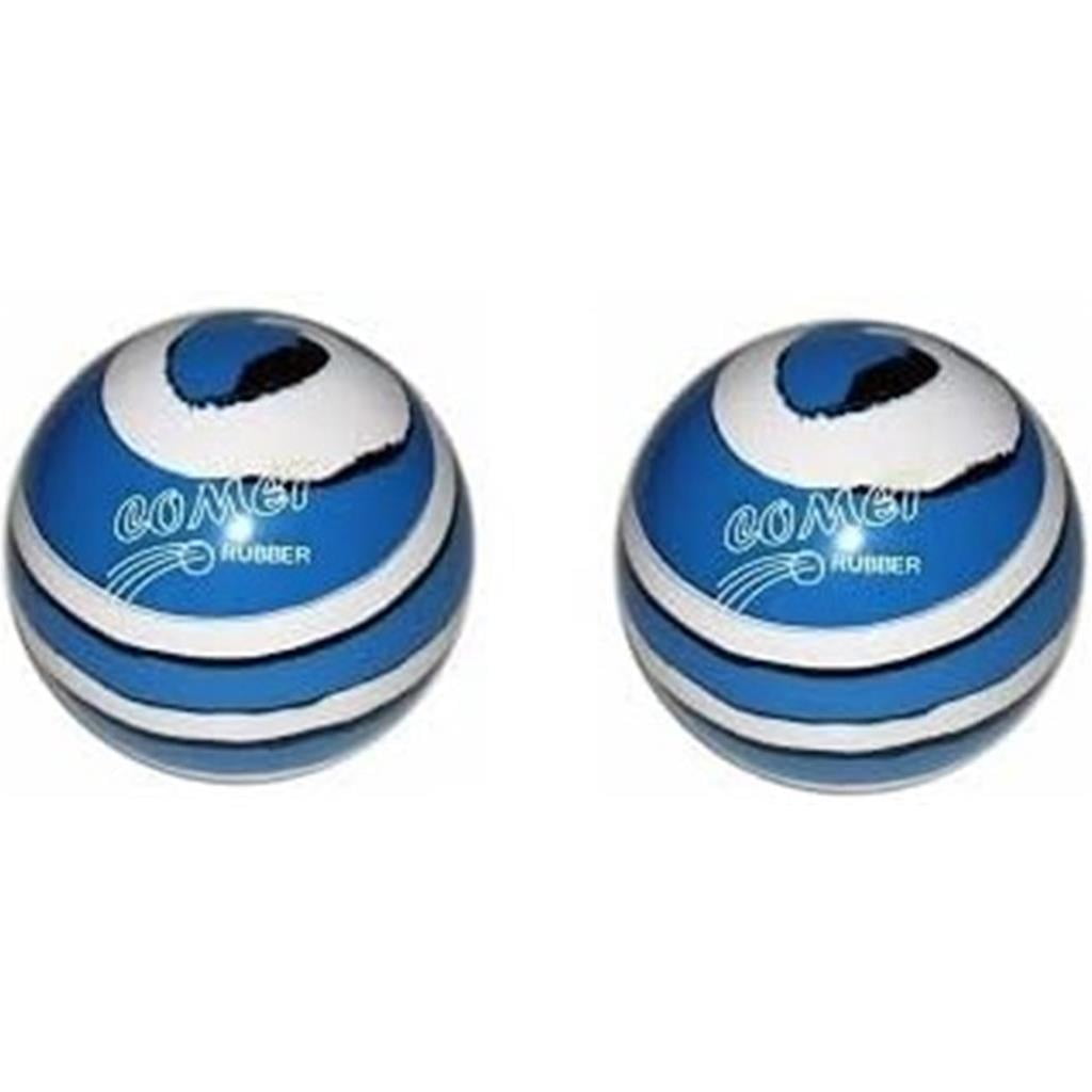 EPCO Duckpin Bowling Balls- Comet Rubber - Royal with White & Black (4 ...