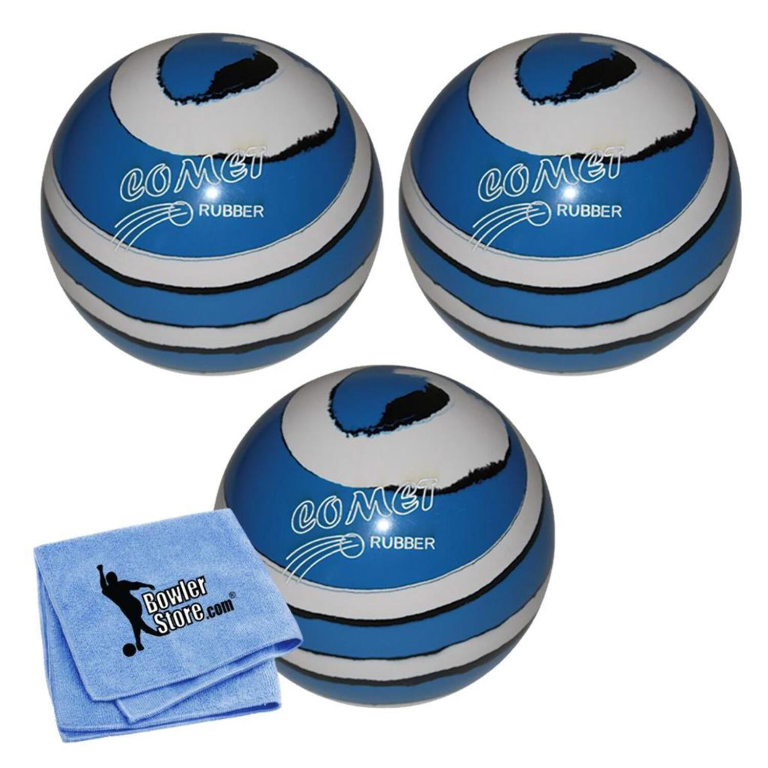 EPCO Duckpin Bowling Balls - Comet Rubber - Royal with White Black (5 ...