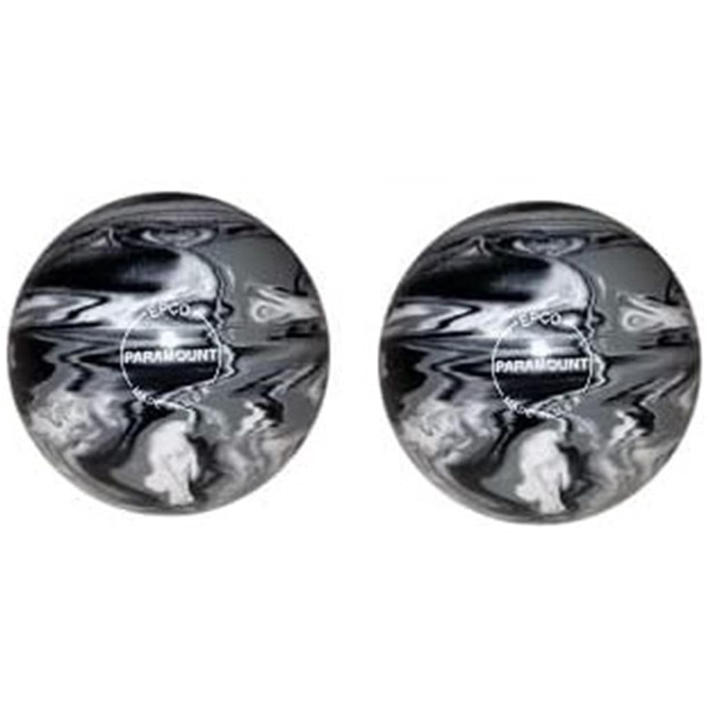 EPCO Duckpin Bowling Balls- Marbleized - Black, White & Grey (4 7/8 ...