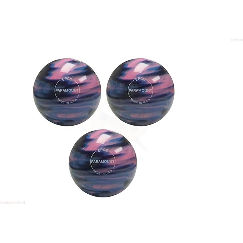 EPCO Duckpin Bowling Balls - Marbleized - Navy, Light Blue & Pink (5 ...