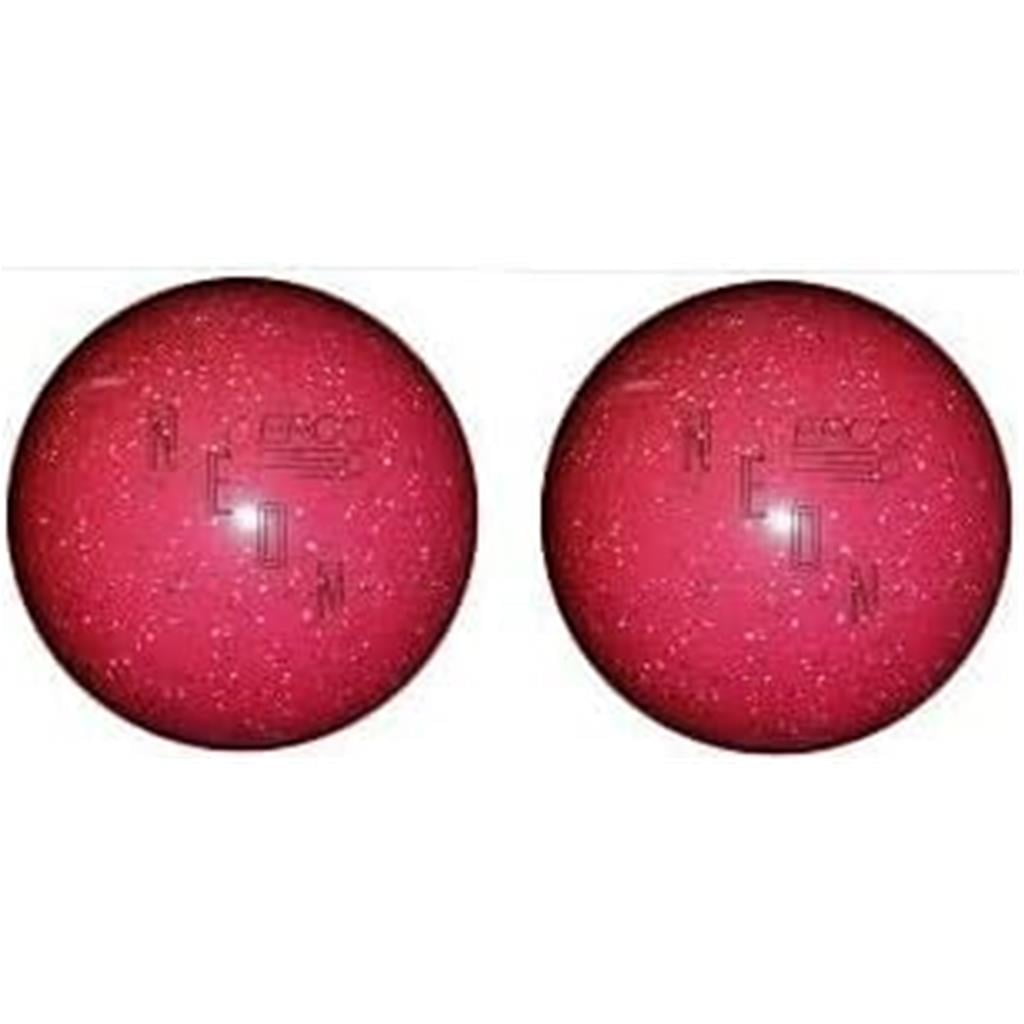 EPCO Duckpin Bowling Balls- Neon Speckled - Magenta (4 7/8 inch- 3lbs ...