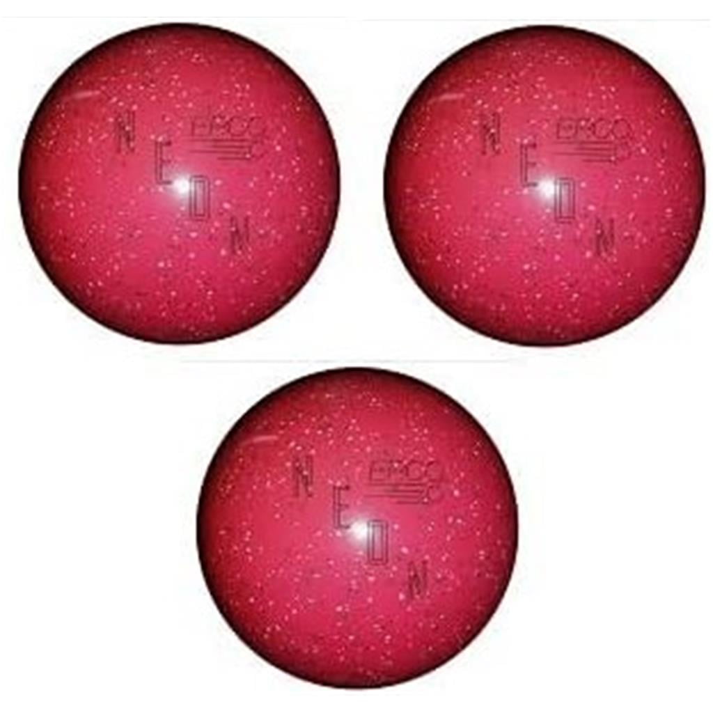 EPCO Duckpin Bowling Balls - Neon Speckled - Magenta (4 7/8 inch- 3lbs ...