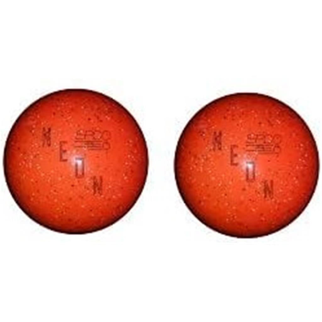 EPCO Duckpin Bowling Balls- Neon Speckled - Orange (5 inch- 3lbs. 12 oz ...