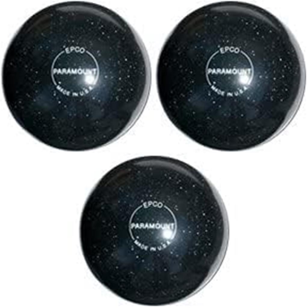 EPCO Duckpin Bowling Balls - Speckled House Ball - Black (4 7/8 inch ...