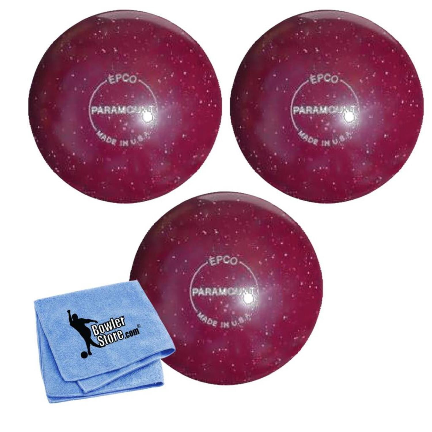 EPCO Duckpin Bowling Balls - Speckled House Ball - Cranberry (4 7/8 ...