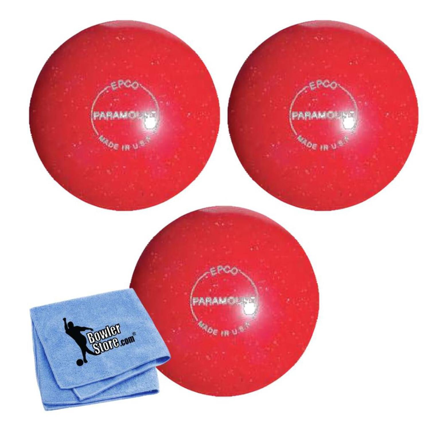 EPCO Duckpin Bowling Balls - Speckled House Ball - Red (4 7/8 inch ...