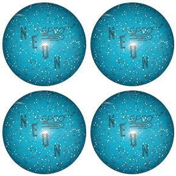 EPCO Neon Candlepin Bowling Ball- Neon Blue Four Ball (Size:4 1/2 inch ...