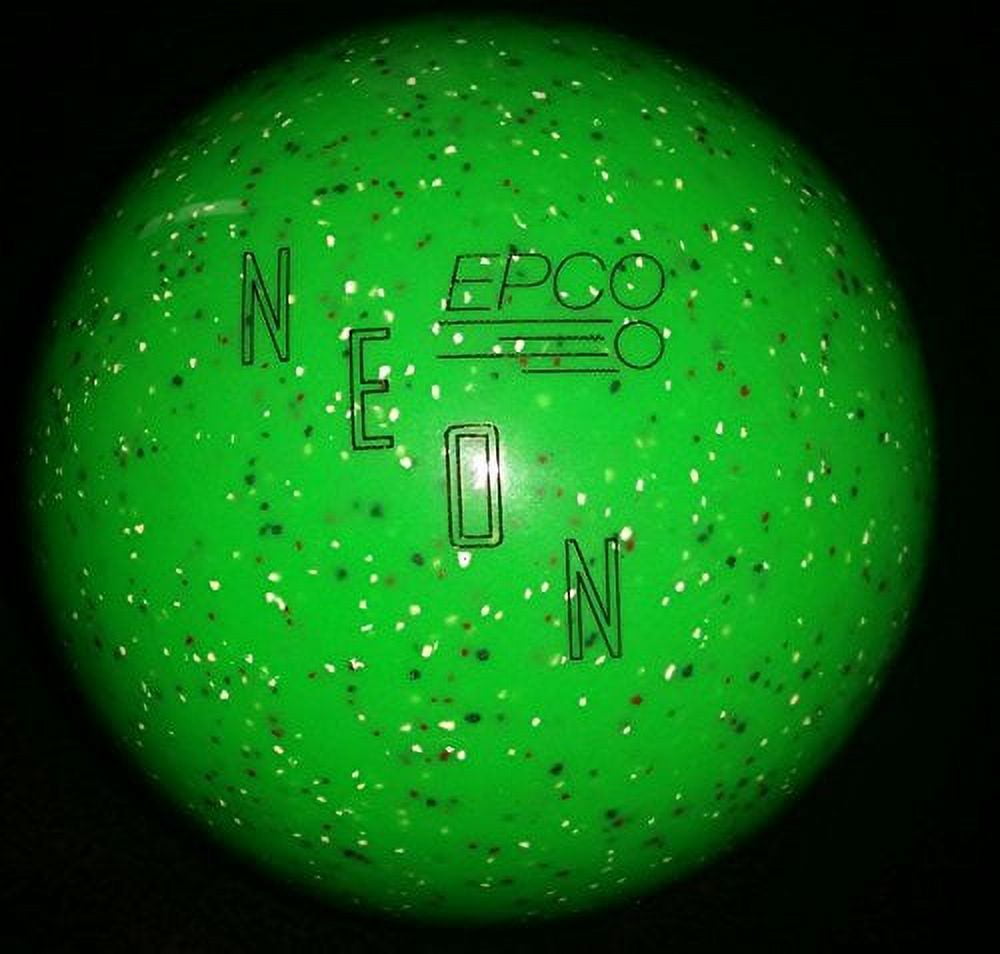 EPCO Neon Candlepin Bowling Ball- Neon Green Single Ball (Size:4 1/2 ...