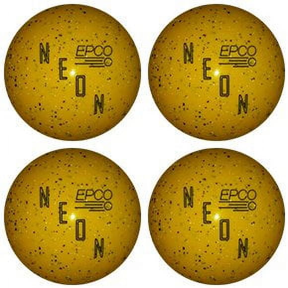 EPCO Neon Candlepin Bowling Ball- Neon Yellow Four Ball (Size:4 1/2 ...