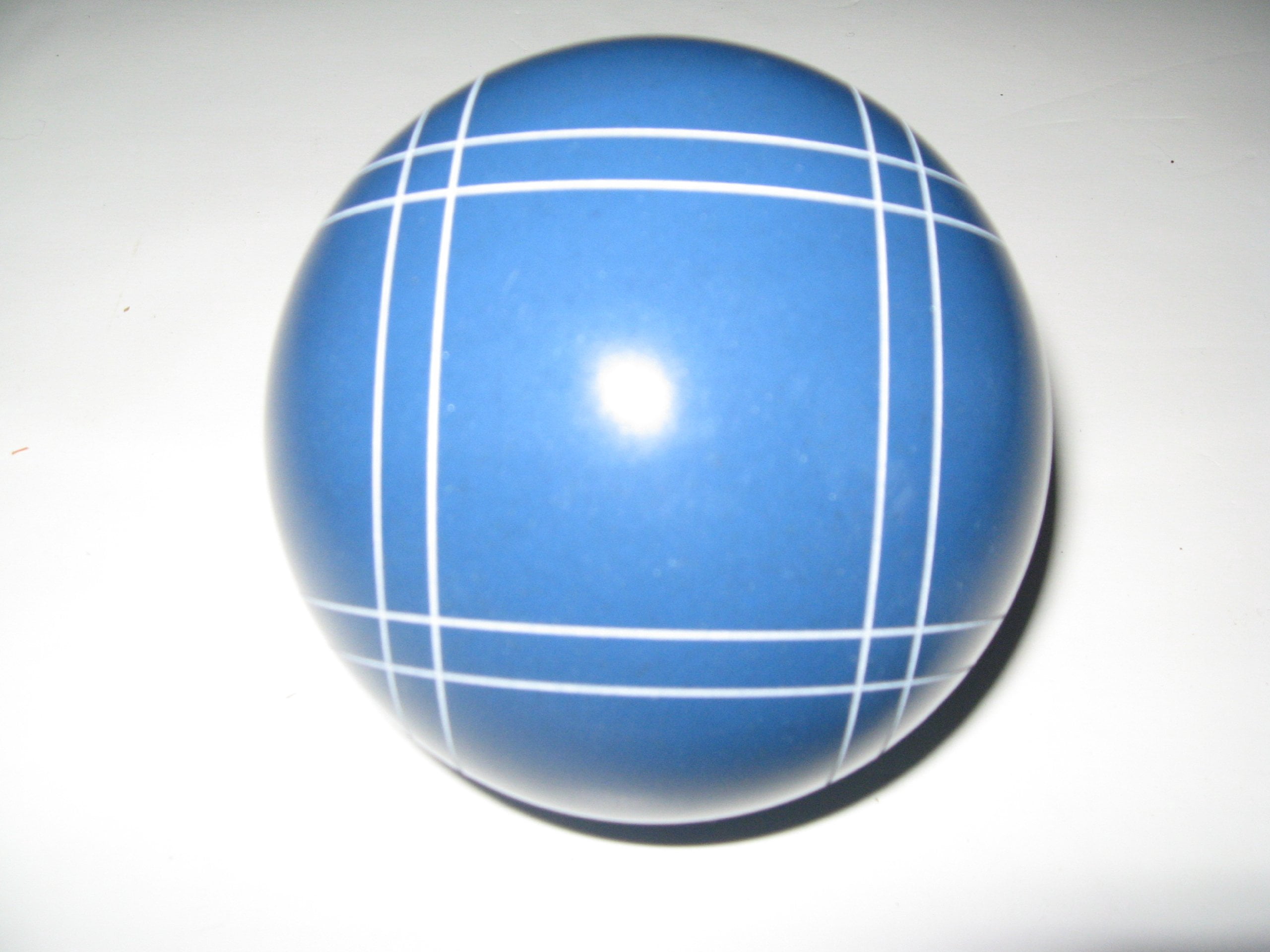 EPCO Replacement Bocce Ball with Close Curvey Stripes - Single Blue ...