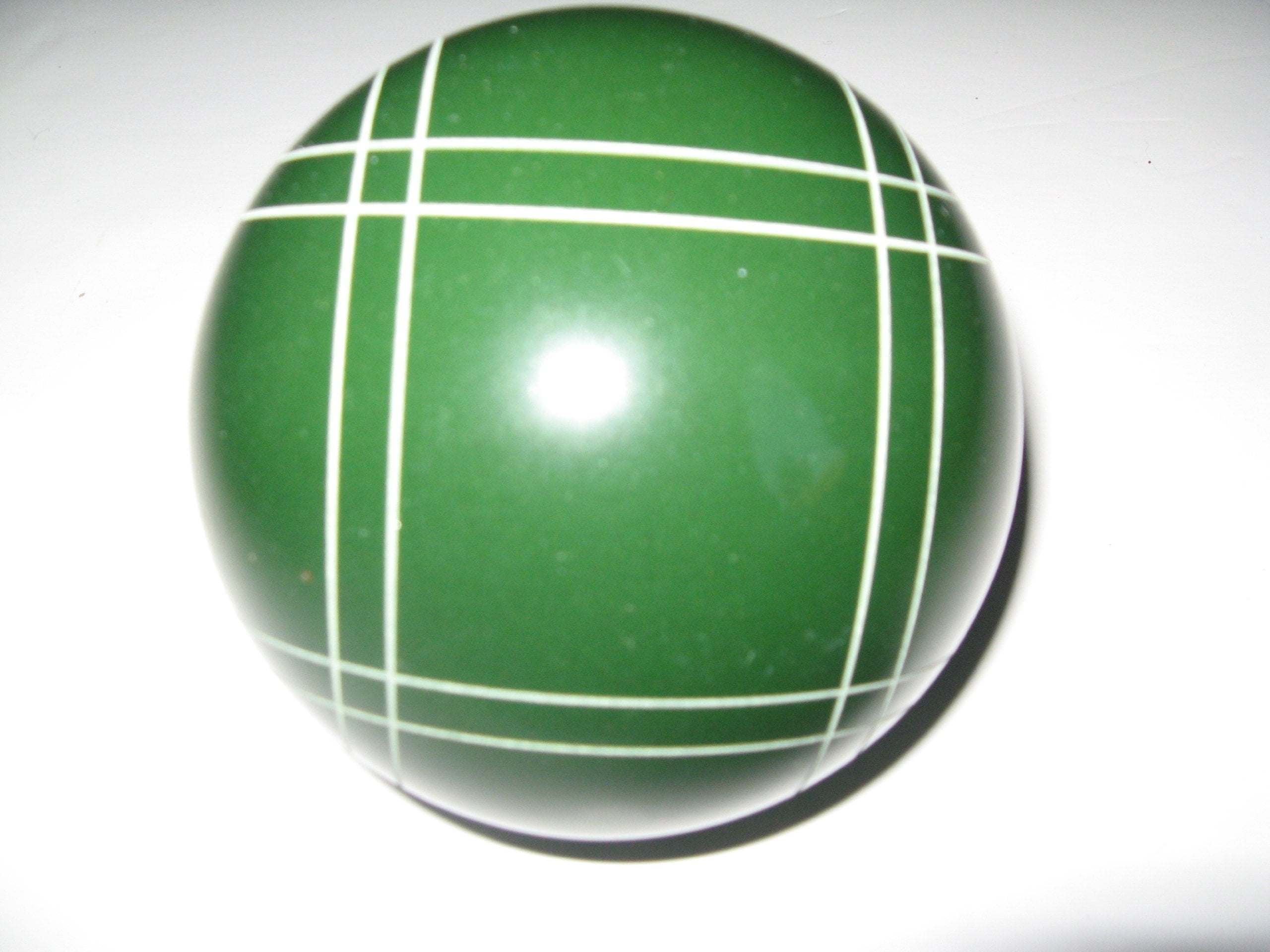 EPCO Replacement Bocce Ball with Close Curvey Stripes - Single Green ...