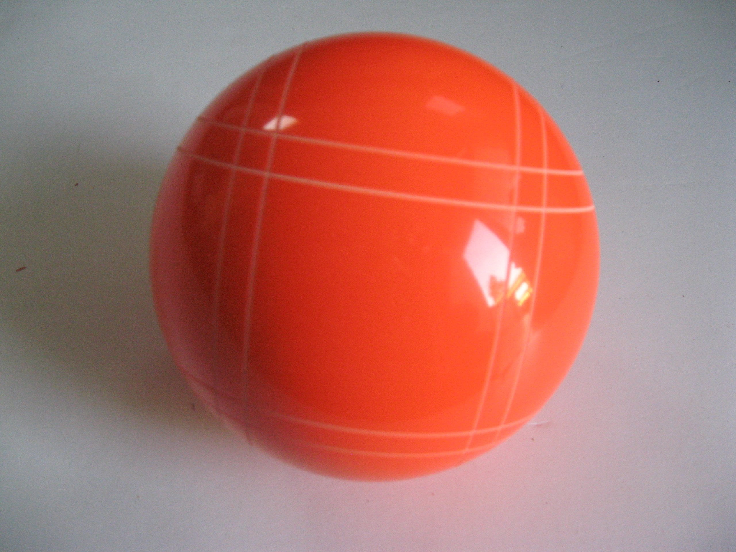 EPCO Replacement Bocce Ball with Close Curvey Stripes - Single Orange ...