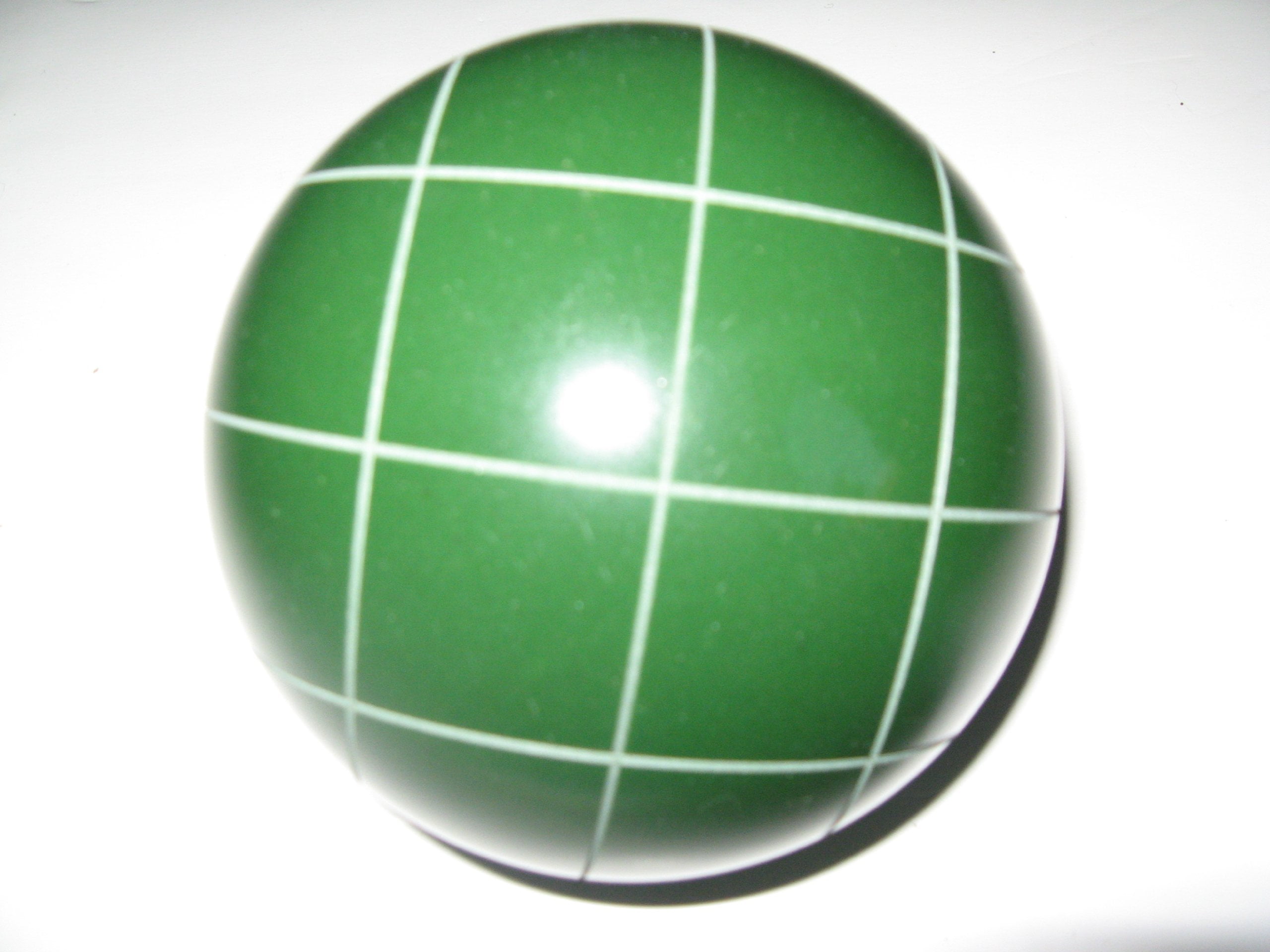 EPCO Replacement Bocce Ball with Criss Crossed Stripes - Single Green ...