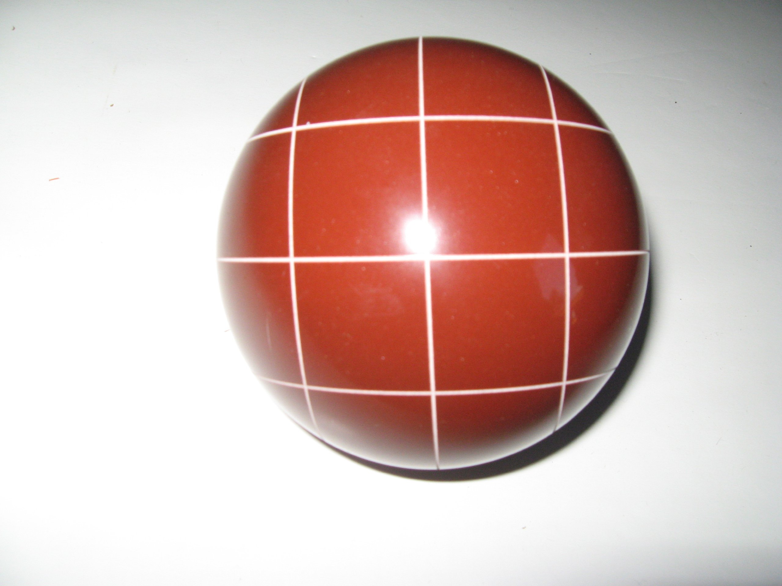 EPCO Replacement Bocce Ball with Criss Crossed Stripes - Single red ...