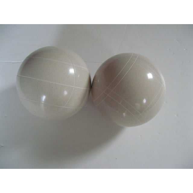 EPCO Replacement Bocce Balls with Mix of Stripes - 2 Pack of White ...