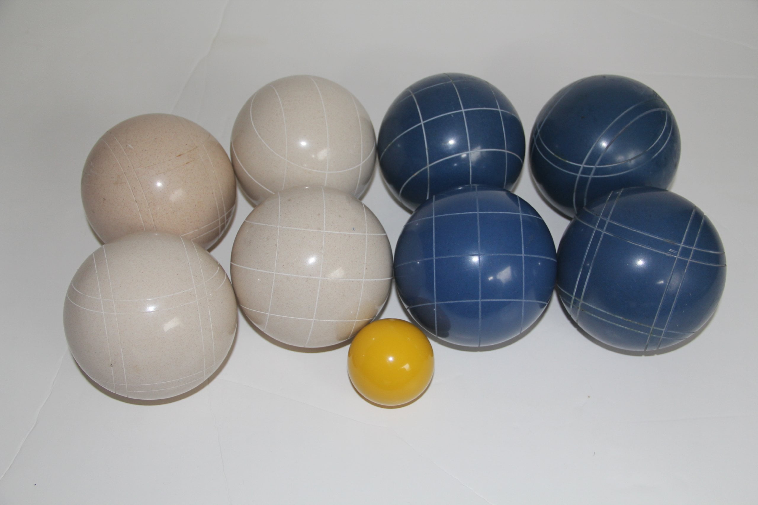 EPCO Tournament Set - 110mm Blue and White Bocce Balls - NO Bag Option ...