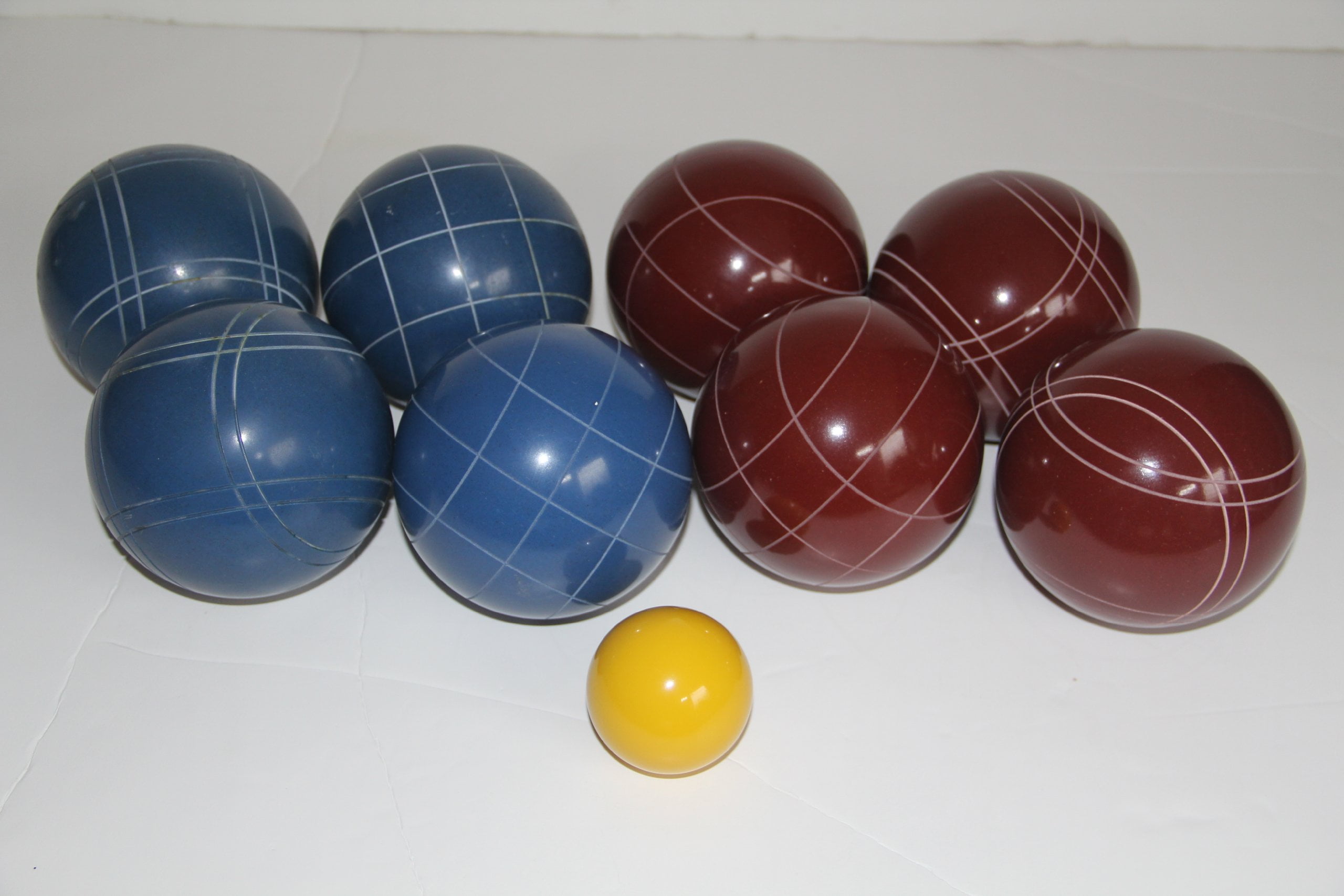 EPCO Tournament Set - 110mm Red and Blue Bocce Balls - No Bag Option ...