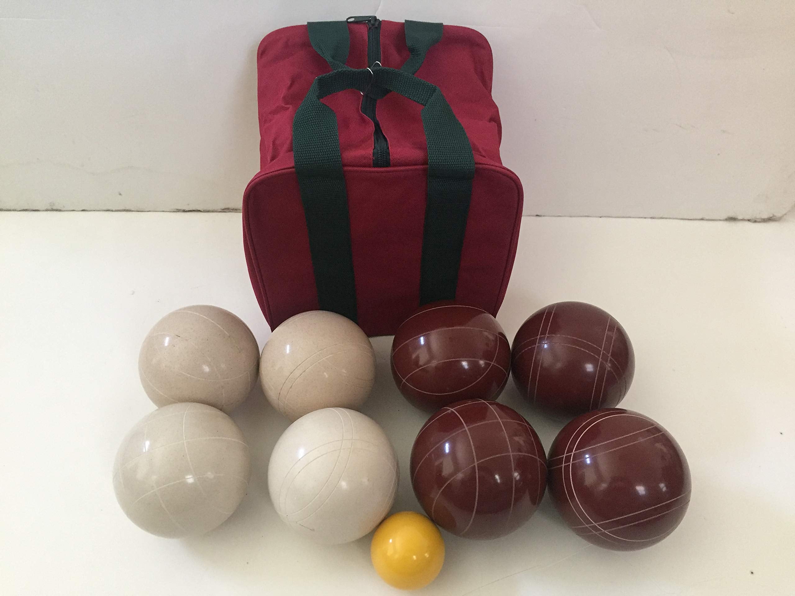 EPCO Tournament Set - 110mm Red and White Bocce Balls - NO Bag Option ...