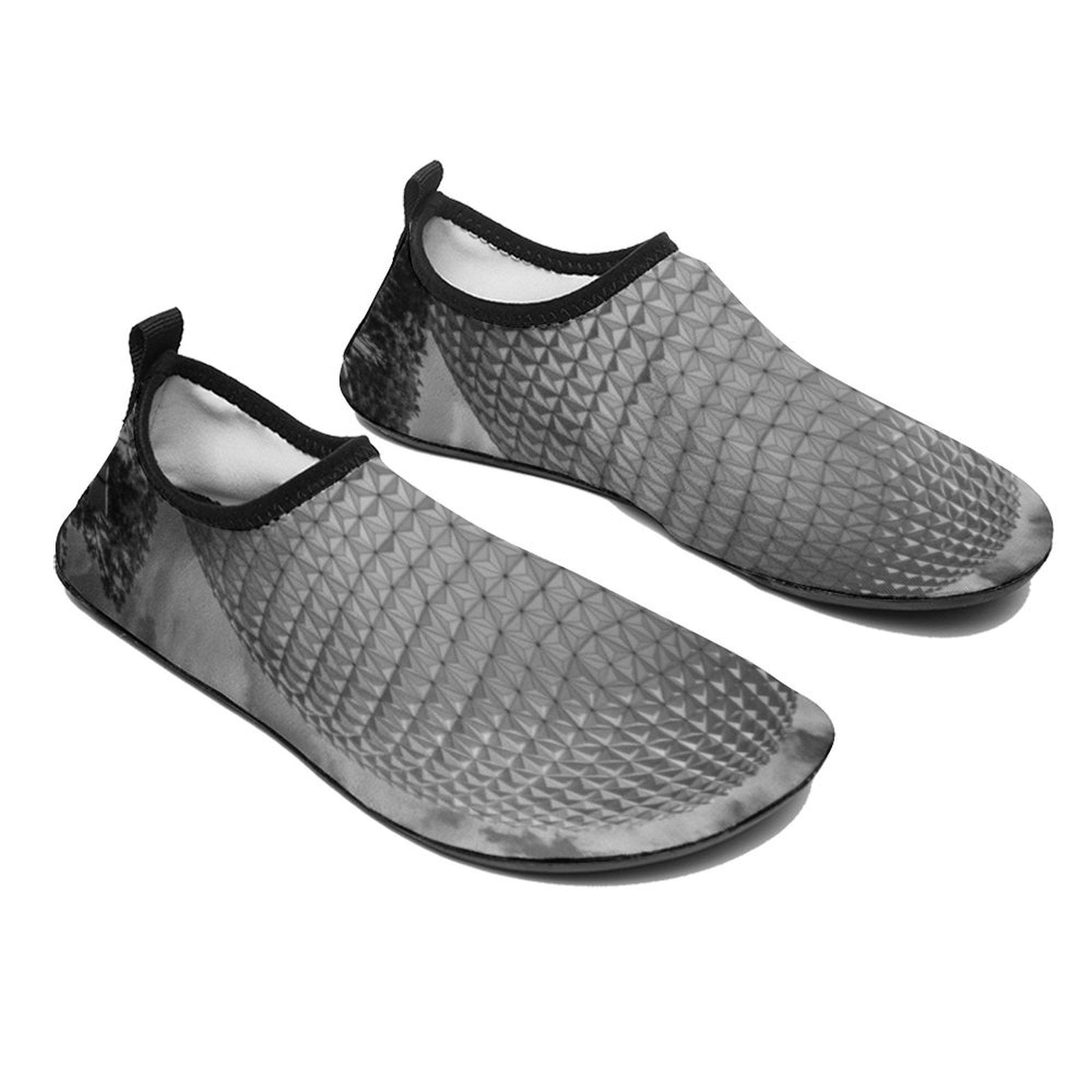 EPCOT Ball Black And White Water Shoes Beach Slip-on Shoes for Men ...