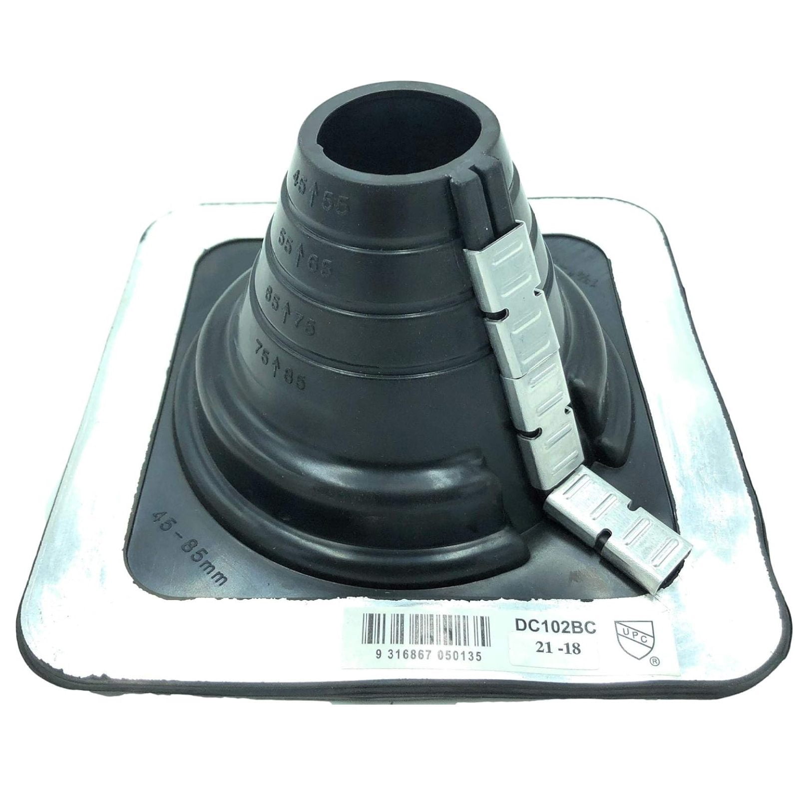 EPDM Flexible Roofing Pipe Flashing Boots - On Site Adjustable Roof ...