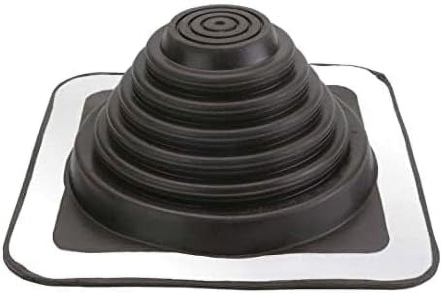 EPDM Roof Flashing Boot, Fits Pipe Diameters 1/4" - 2-3/4" Wide ...
