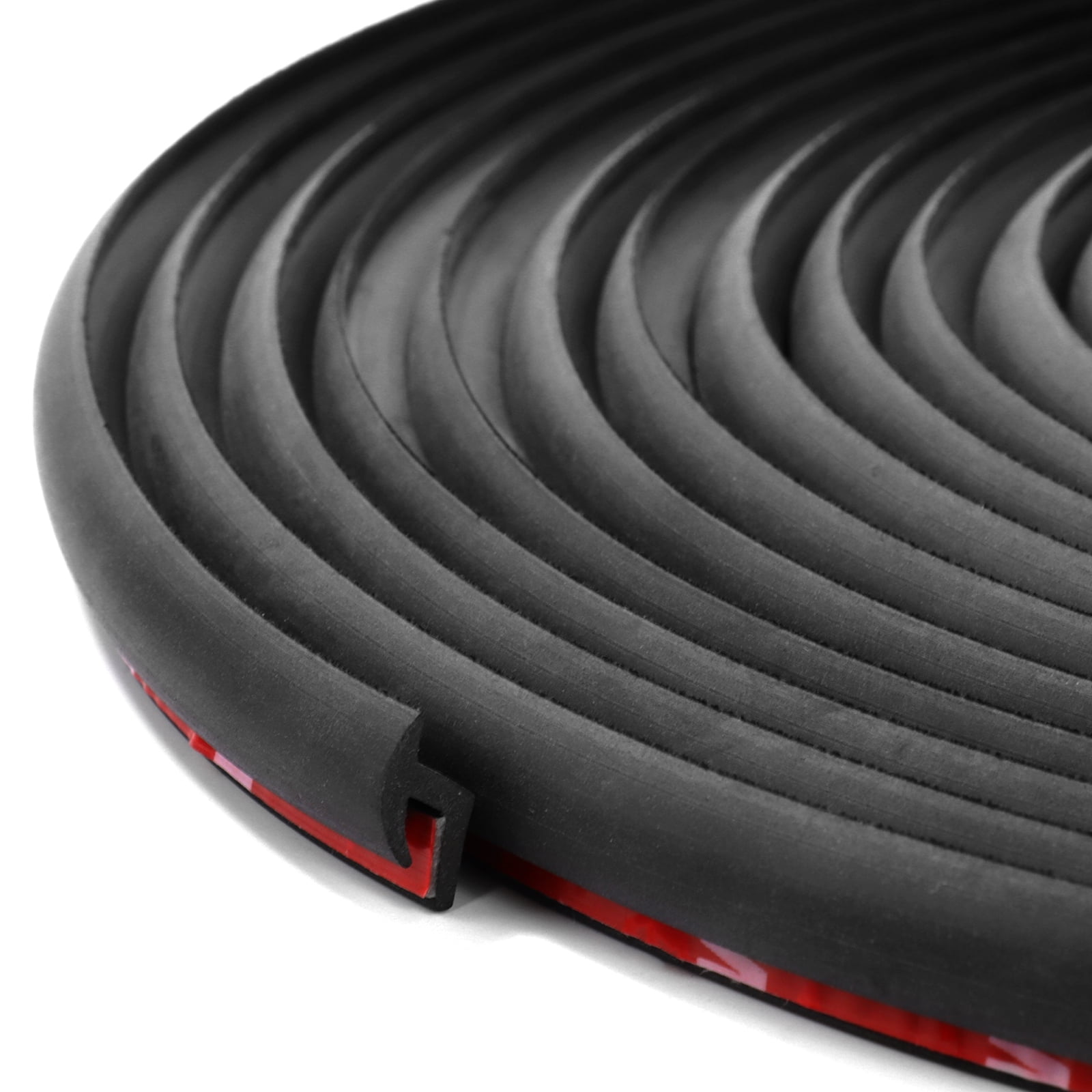 EPDM Rubber Seal Fender Flares Edge Trim with Self-Adhesive, 25 Ft ...