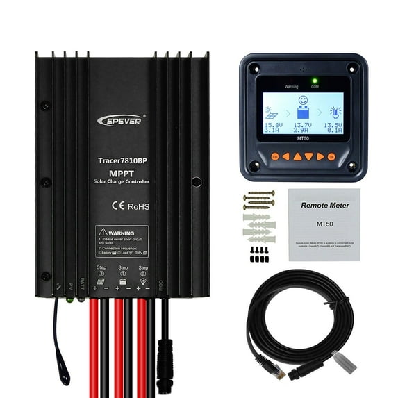 EPEVER 30A MPPT Solar Charge Controller 12V 24V IP68 Waterproof ...
