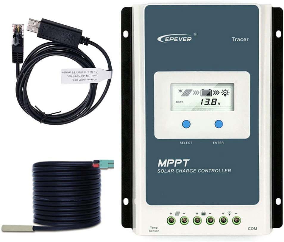 EPEVER MPPT 30A Solar Charge Controller, 30 Amp Solar Charge Regulator ...