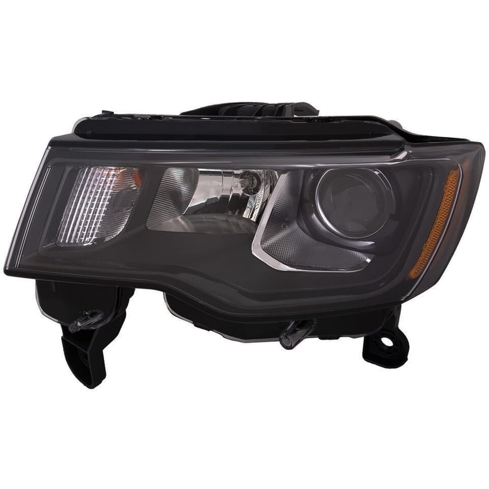 EPIC LIGHTING CAPA OE Style Halogen Headlight Black Housing Assembly ...