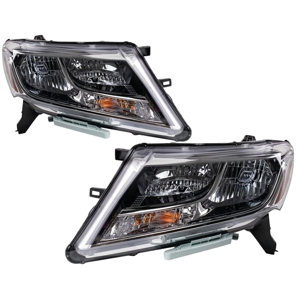 EPIC LIGHTING CAPA OE Style Halogen Headlights Chrome Bezel Assembly ...