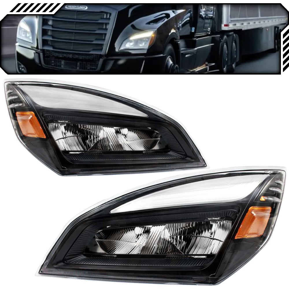 EPIC LIGHTING LED Replacement Spec Headlights Performance Black Bezel w ...