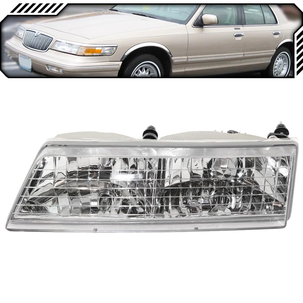 EPIC LIGHTING OE Style Halogen Headlight Assembly Replacement for ...