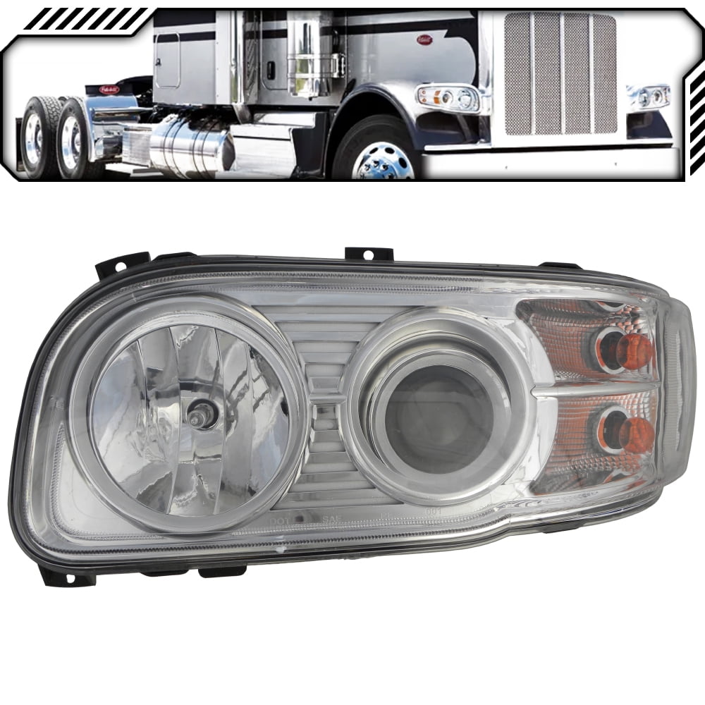 EPIC LIGHTING OE Style Halogen Headlight Assembly Replacement for PETERBILT 06-22 389 [ ] Left ...