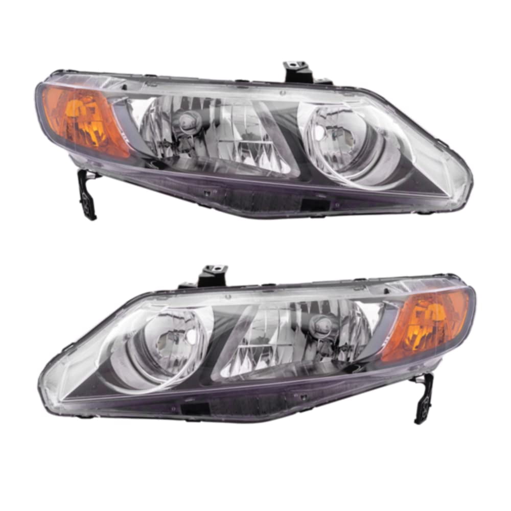 EPIC LIGHTING OE Style Halogen Headlights Assembly Replacement for ...