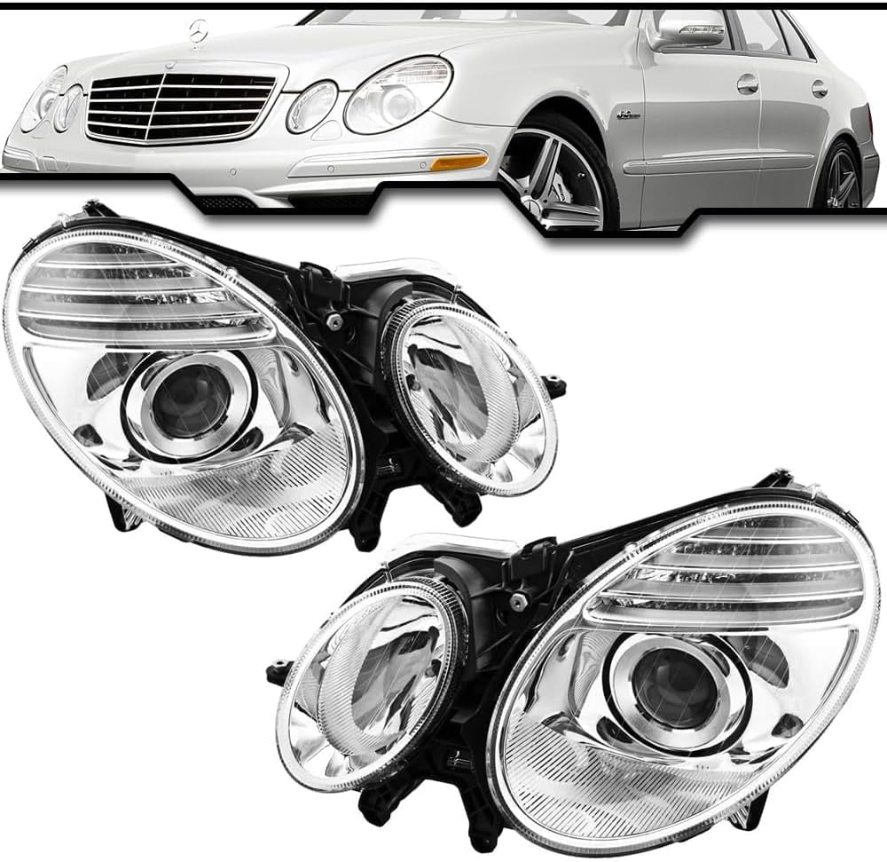EPIC LIGHTING OE Style Halogen Headlights Assembly Replacement for ...
