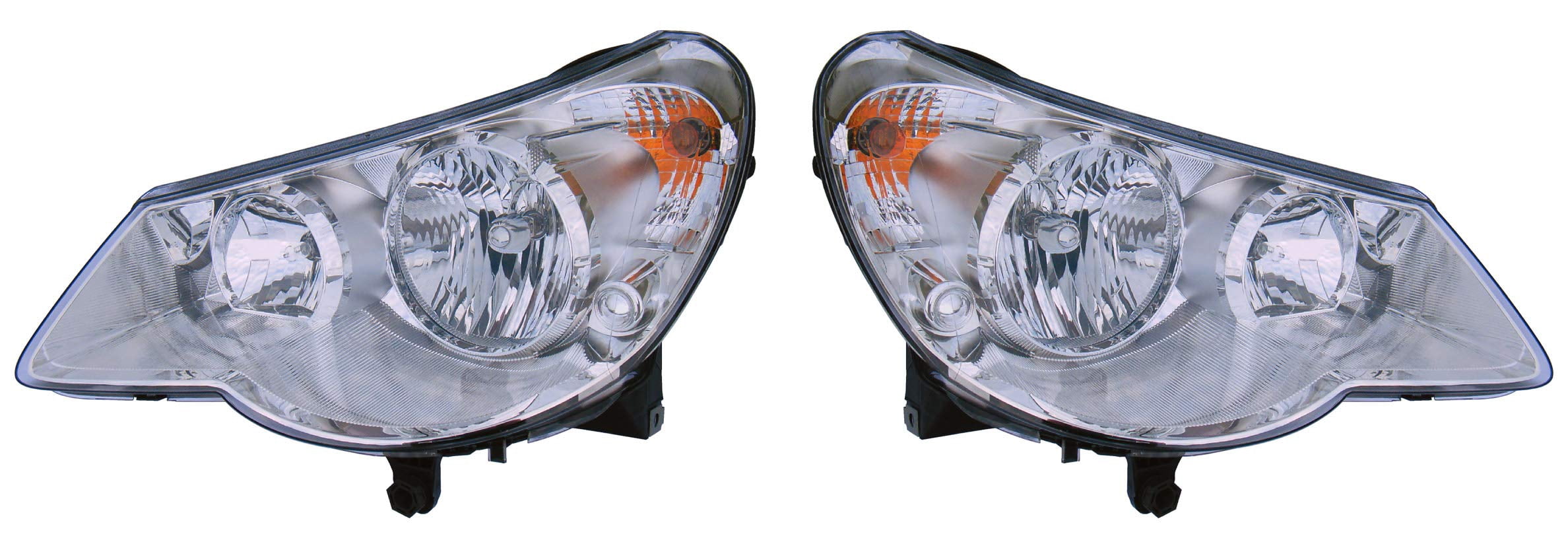 EPIC LIGHTING OE Style Halogen Headlights Assembly Replacement for ...