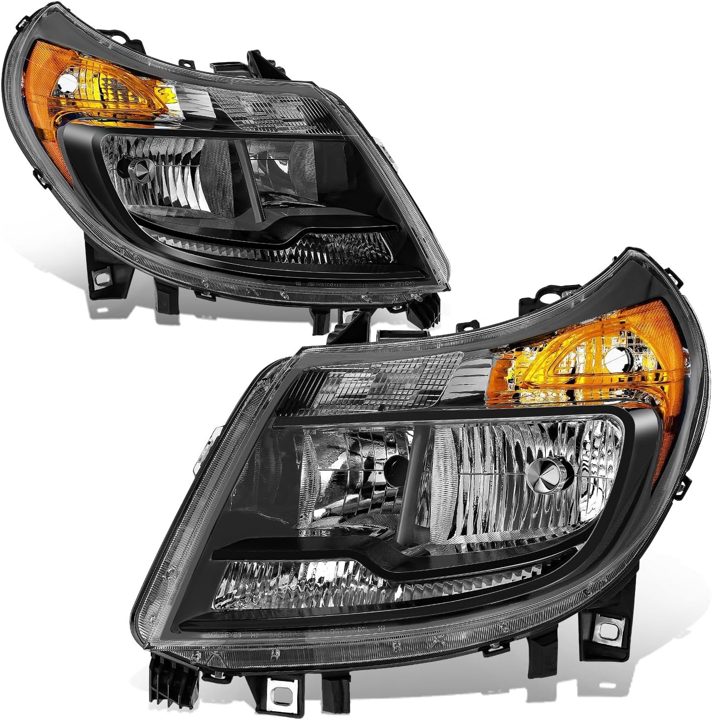 EPIC LIGHTING OE Style Halogen Headlights Assembly Replacement for ...